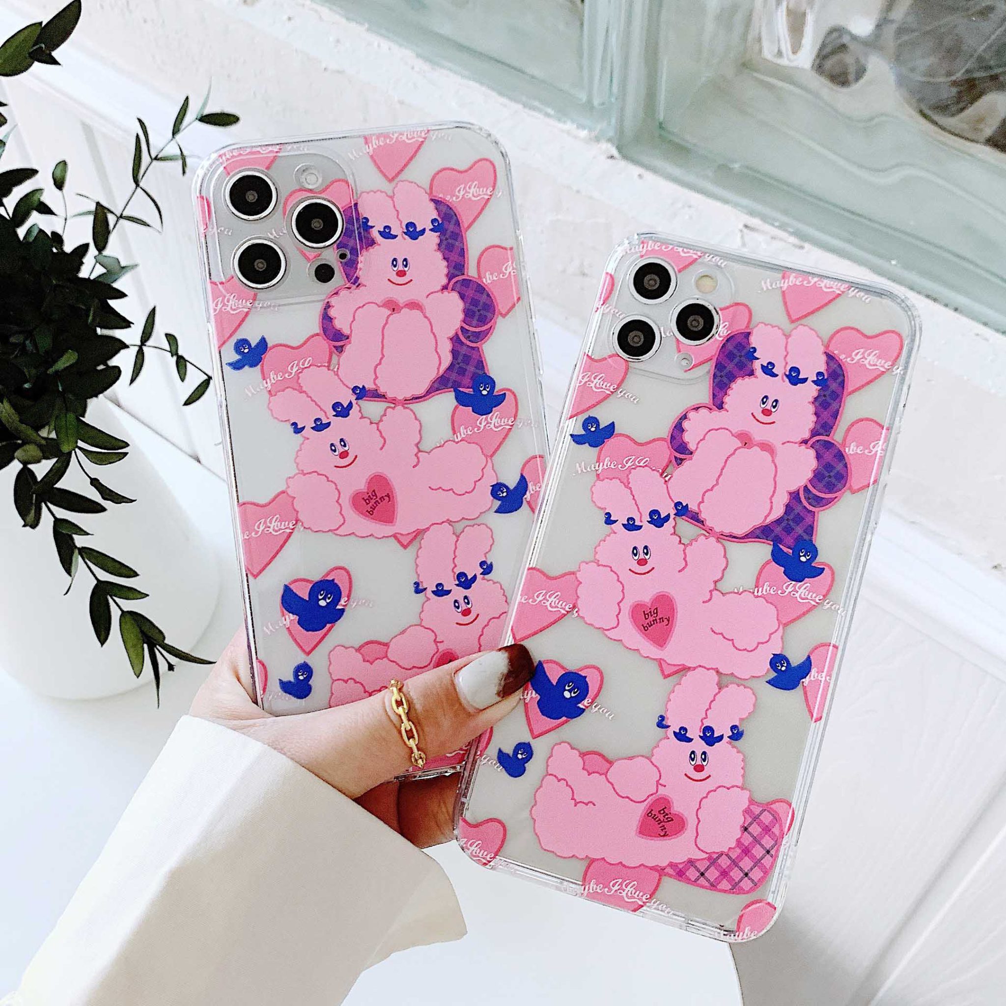 3D Rabbit & Bear iPhone Case - ZiCASE