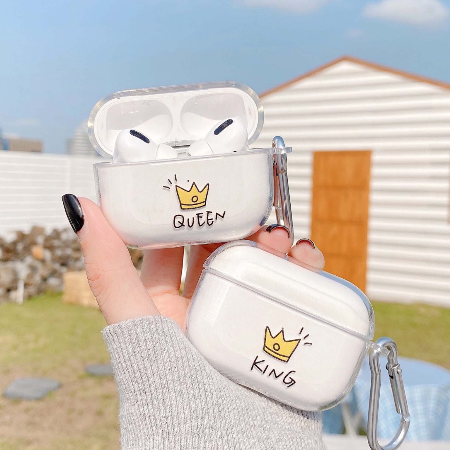 King & Queen AirPods Case - ZiCASE