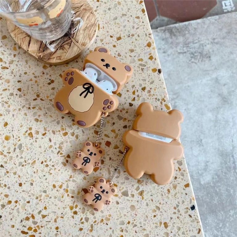 3D Teddy Bear AirPods Case - ZiCASE