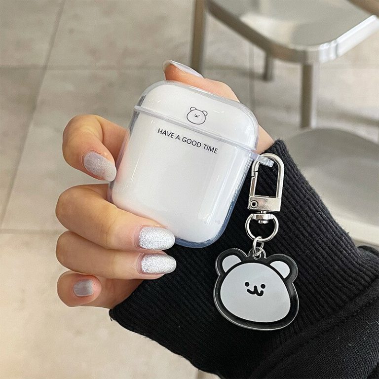 Teddy Bear Clear AirPods Case - ZiCASE