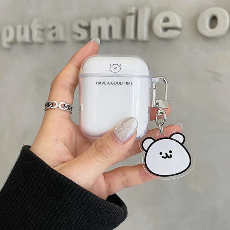 Teddy Bear Clear AirPods Case - ZiCASE