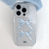 Blue & Pink Bow iPhone Case - ZiCASE