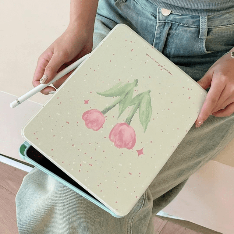 Pink Tulip iPad Case - ZiCASE