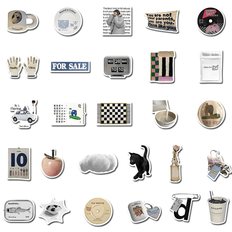 Retro Aesthetic Stickers - ZiCASE