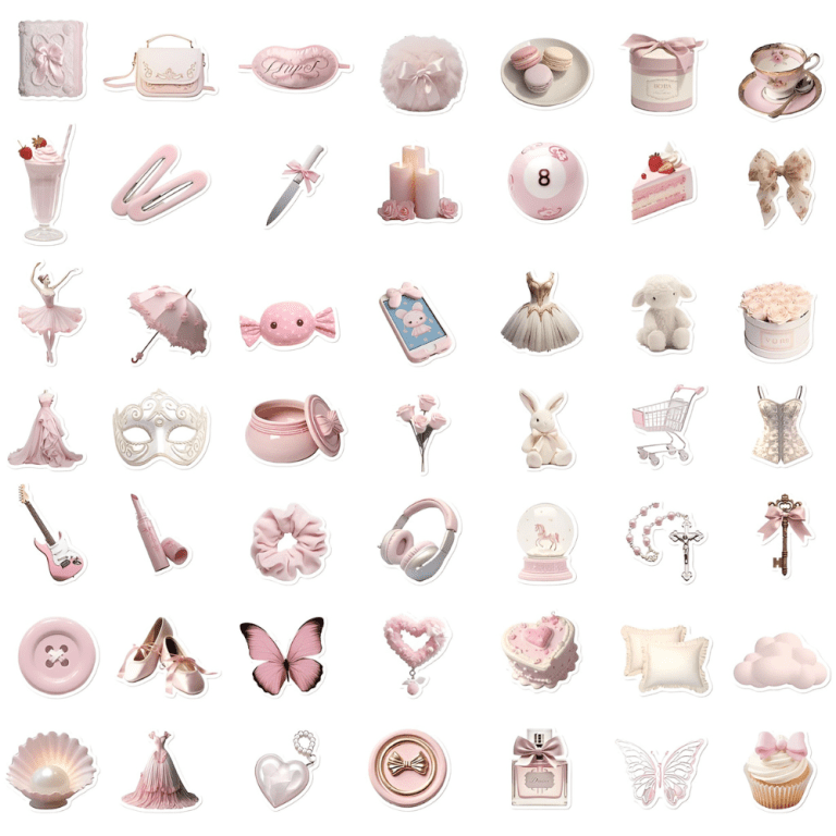 Cute Pink Stickers - ZiCASE