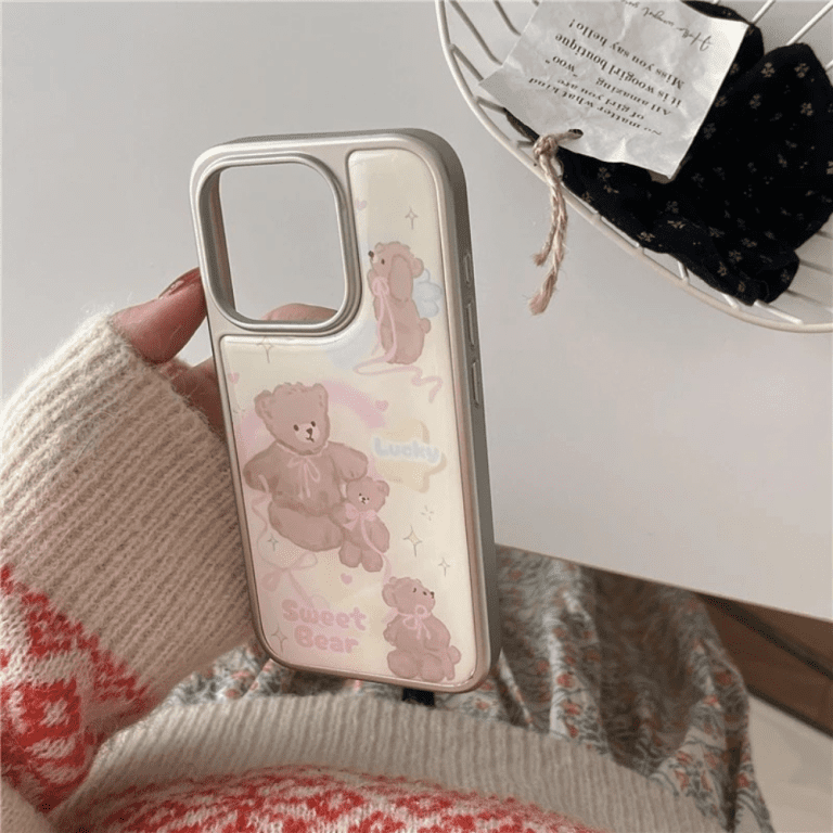 Cute Teddy Bear iPhone Case - ZiCASE
